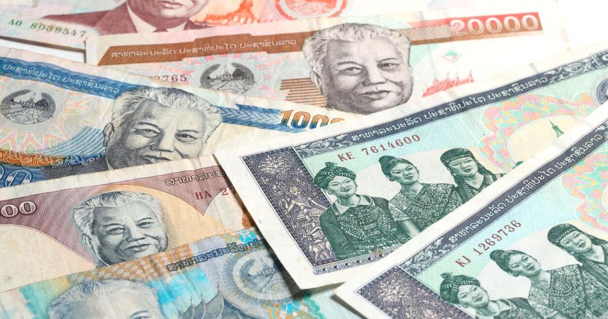 Exchange rates between currencies used in Laos : KIP, USD, Euro, TBH